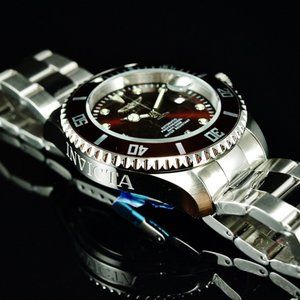 Invicta | Accessories | Sale Mens Pro Diver Automatic Crimson Red Dial ...